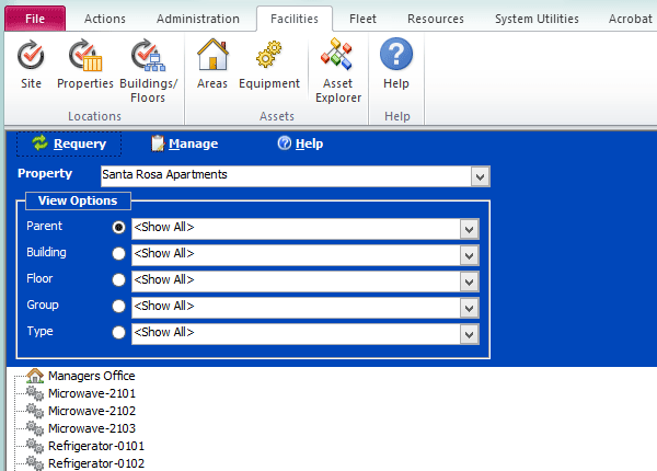 asset explorer screenshot - MicroMain