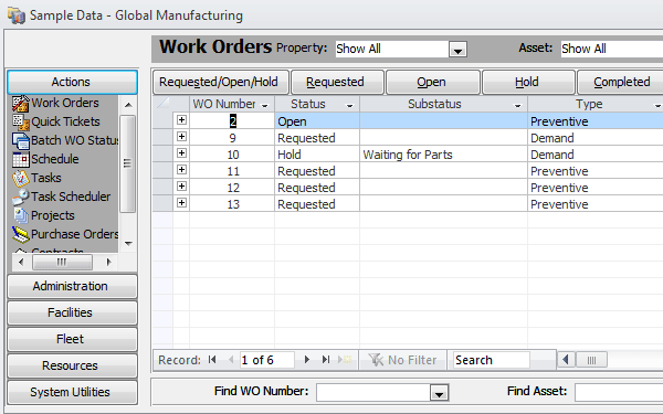 work order survey - MicroMain